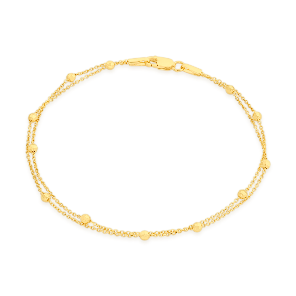 Bracelets in diamonds, gold and silver