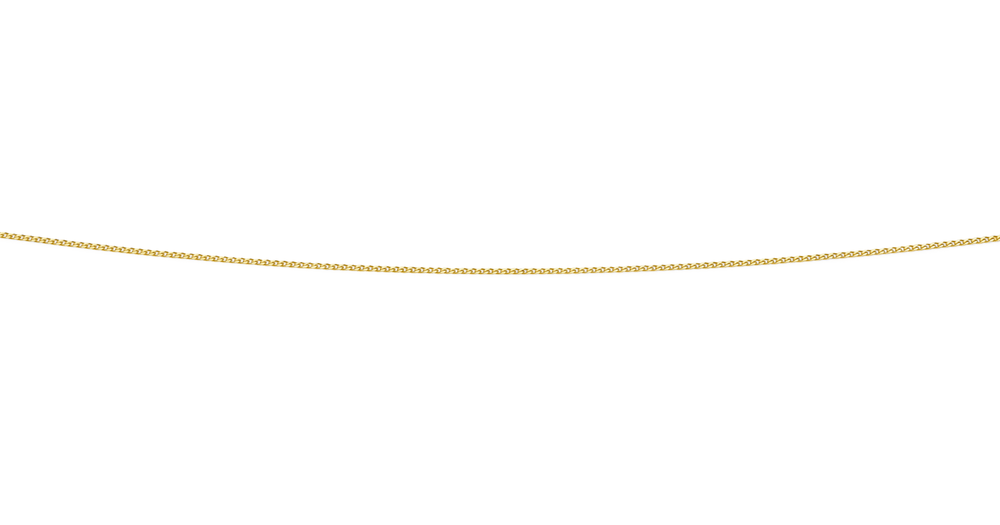 9ct Gold 40cm Solid Curb Chain | Goldmark (AU)