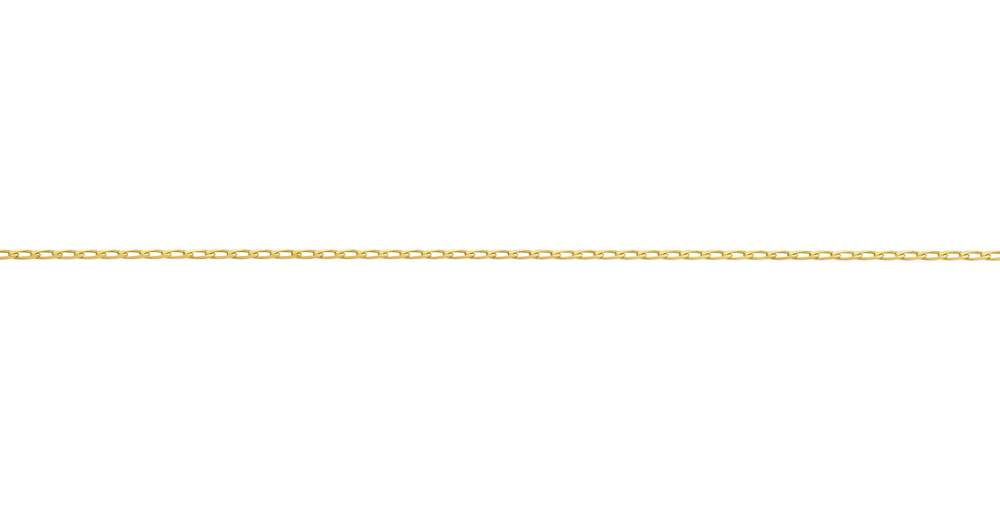 9ct Gold 43cm Solid Oval Curb Chain | Goldmark (AU)