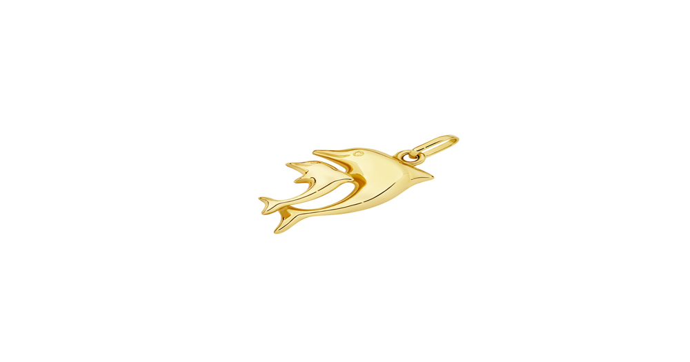 9ct Gold Dolphin Pendant | Goldmark (AU)