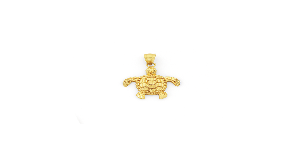9ct Gold Turtle Pendant | Goldmark (AU)