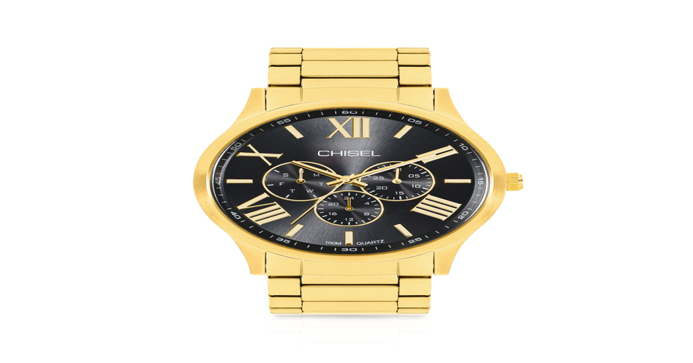 Chisel Men's Vector Watch in Gold | Goldmark (AU)
