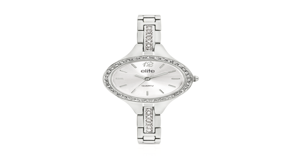 Elite Ladies Bloom Watch in Silver | Goldmark (AU)