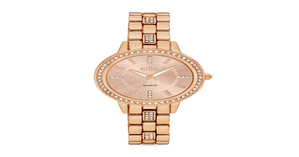 Elite Ladies Manhattan Watch in Rose | Goldmark (AU)