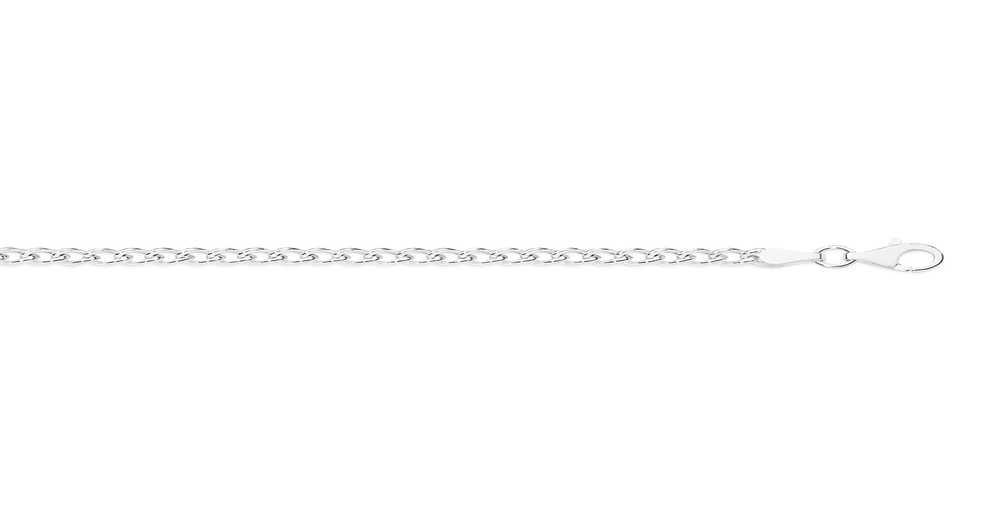 Italian Silver 19cm Curb Bracelet | Goldmark (AU)