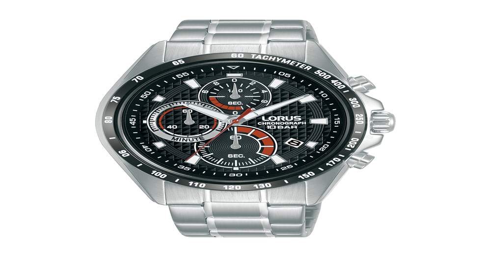 Lorus Men's Chronograph Watch in Silver | Goldmark (AU)