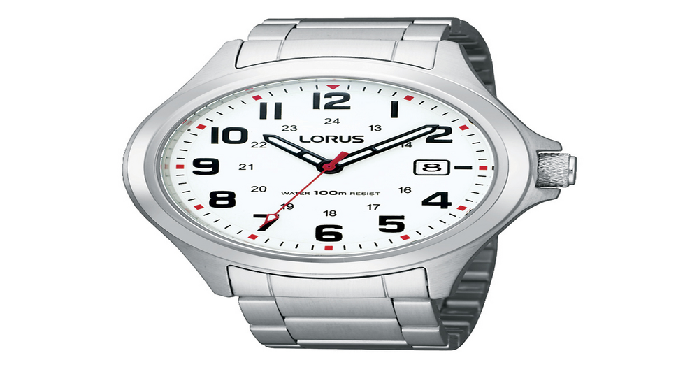 Lorus Men's Watch in Silver | Goldmark (AU)