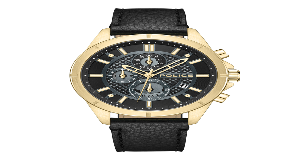 Police Burbank Men's Watch in Gold | Goldmark (AU)