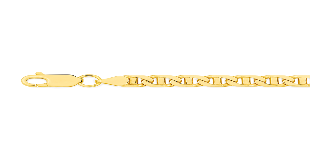 Solid 9ct Gold 19cm Marine Bracelet | Goldmark (AU)
