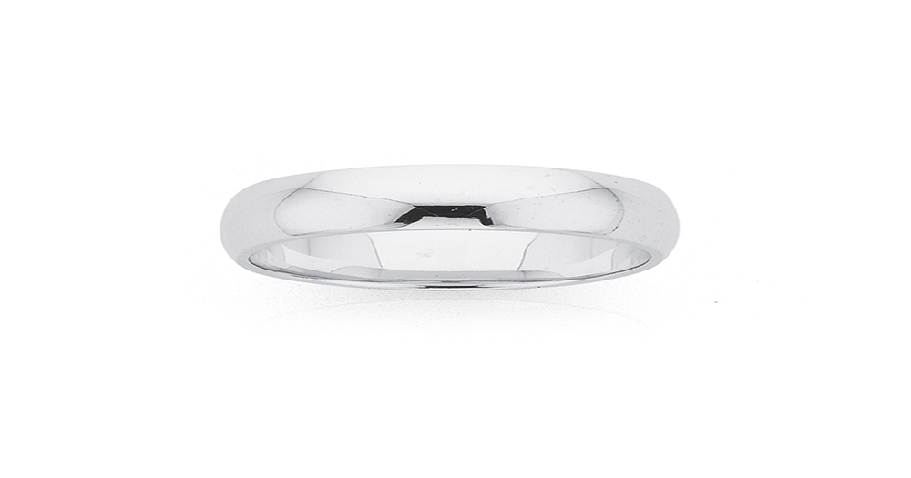 Sterling Silver 6mm Half Round Wedder Size T | Goldmark (AU)